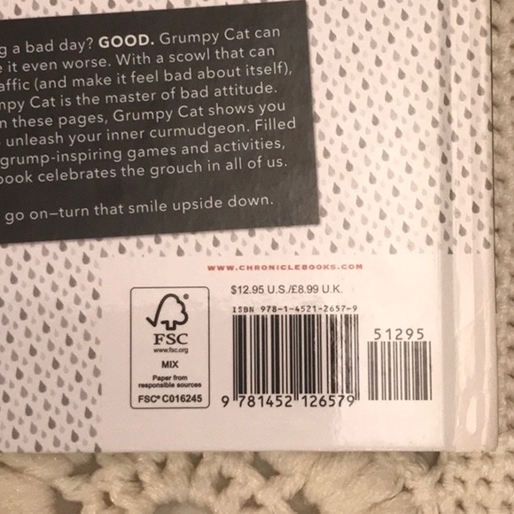 Vintage | Accents | Grumpy Cat Hardcover Book | Poshmark